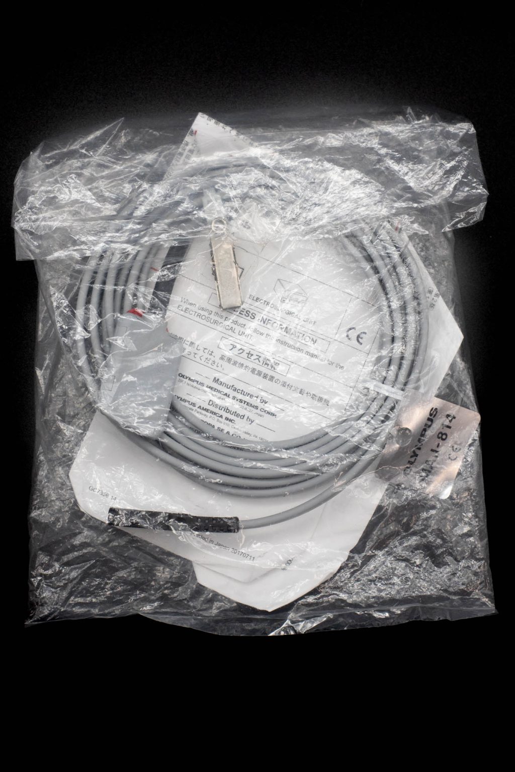 Connecting Cable For Neutral Electrode - MAJ-814 [1/Bag] | ENDOCORP