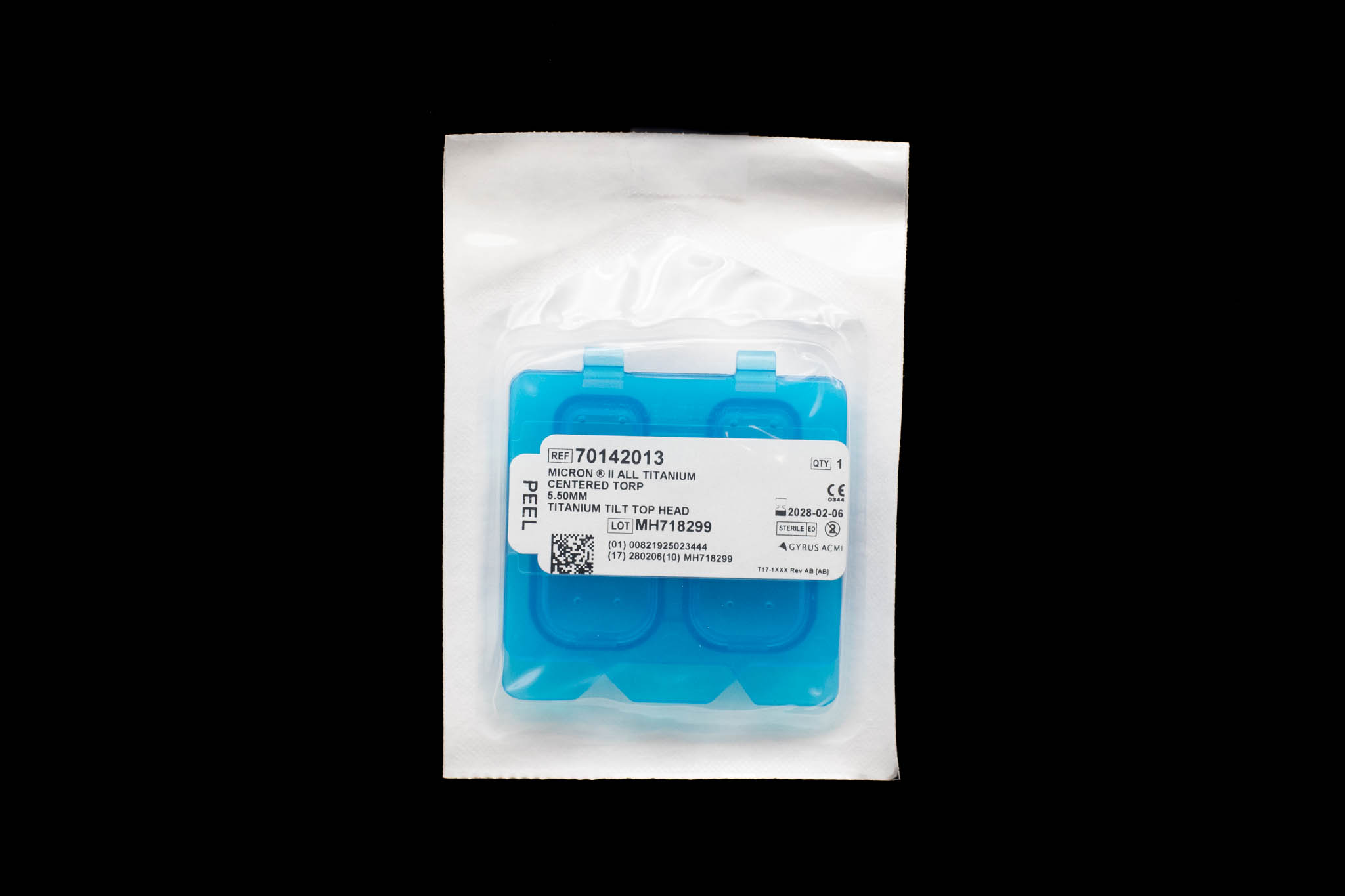 Micron II All Titanium Centered Torp - 70142013 [1/Box] | ENDOCORP