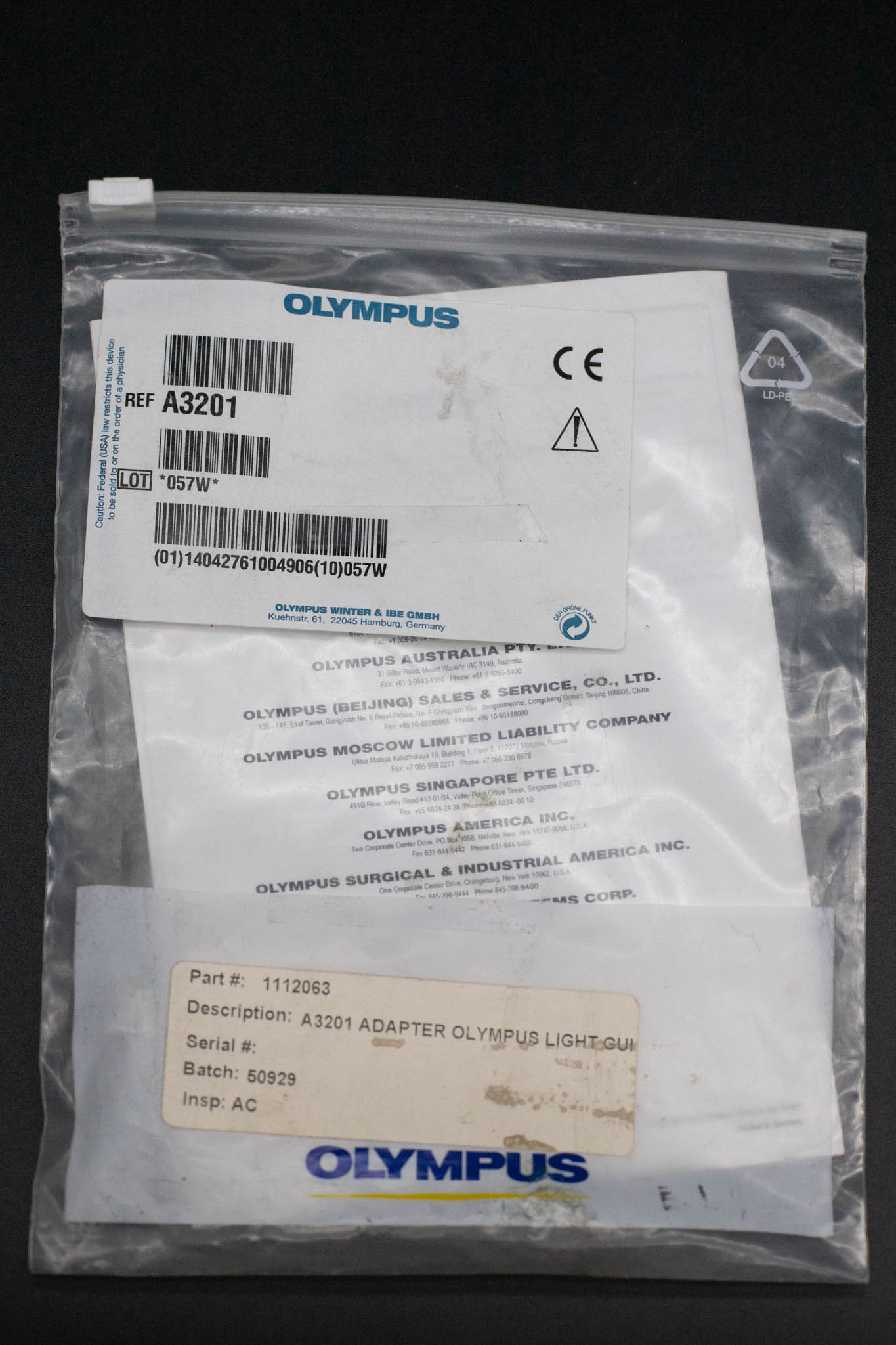 Light Guide Adapter - A3201 [1/Box] | ENDOCORP